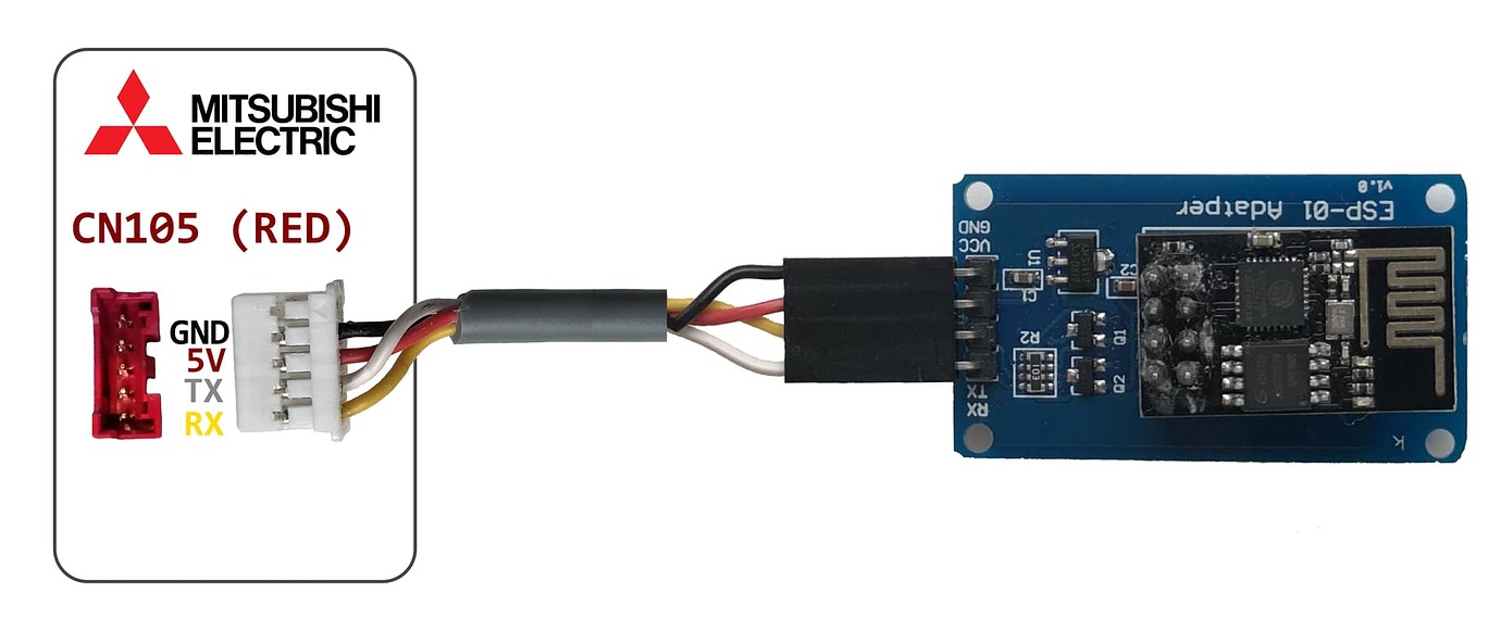 Piloter sa pompe à chaleur MITSUBISHI en local avec une sonde déportée ...