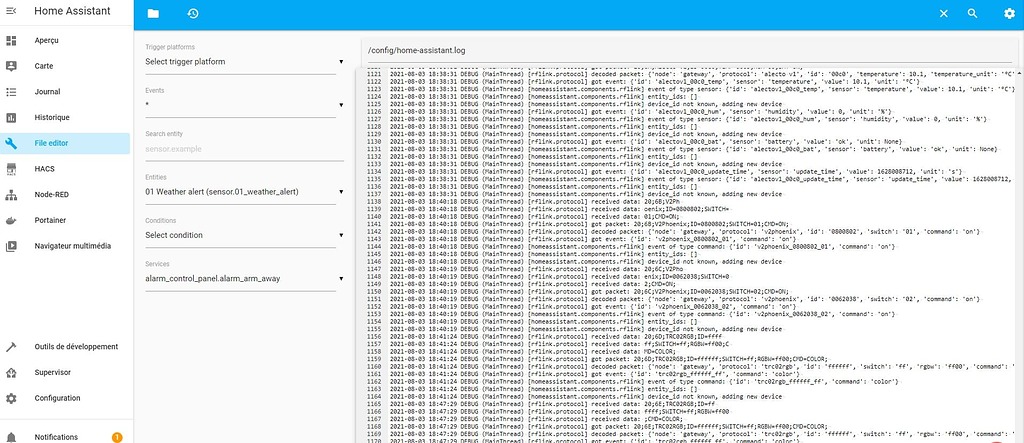 Intégration Détecteurs alarme visionic 868 mhz avec RFlink - Entraide ...
