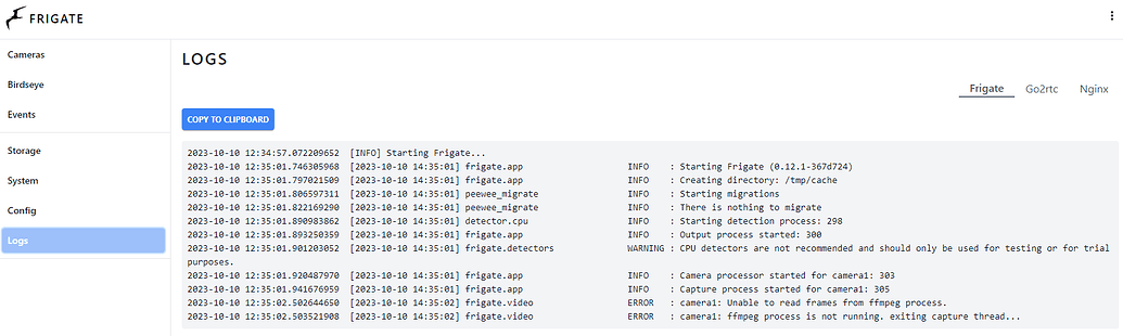 Frigate et go2rtc - Entraide Home Assistant - Home Assistant Communauté ...