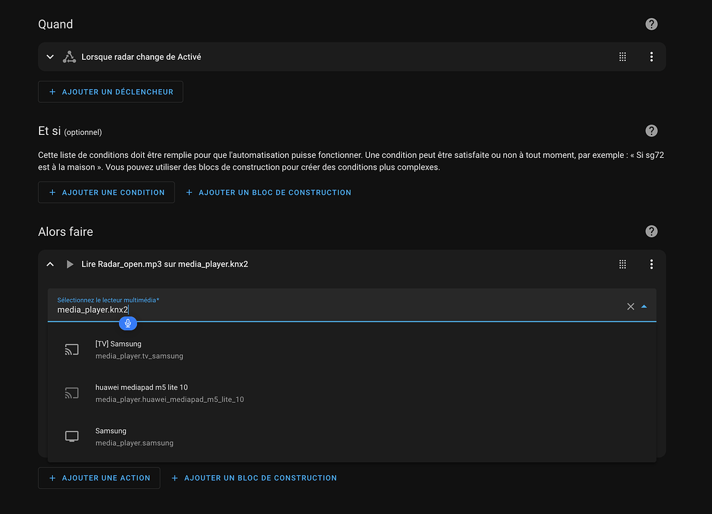 Google cast : Media player introuvable - Entraide Home Assistant - Home ...