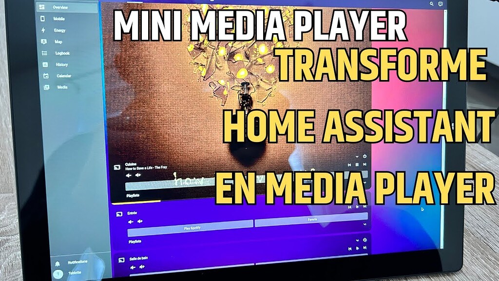 Mini Media Player - Transformer HA en media player - Contenus Externes ...