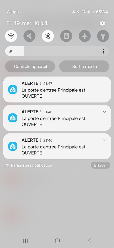 La couleur des icônes de notifications sur Android ne s'affiche plus en ...