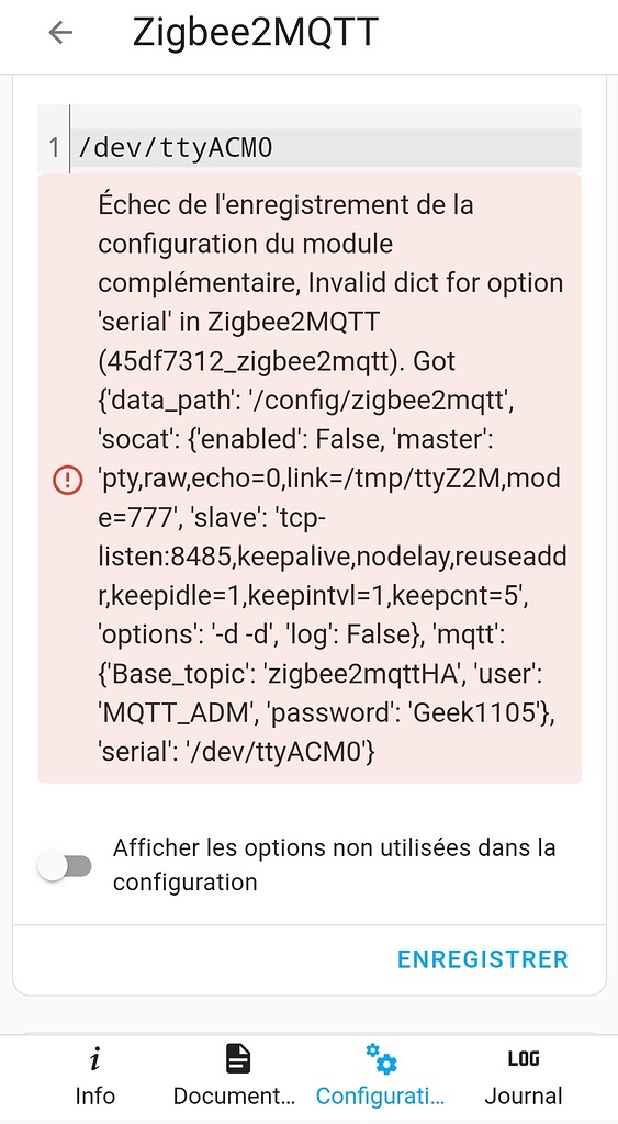 Je n'arrive pas à installer zigbee2mqtt, problème USB0/ACM0? - Entraide Home Assistant - Home ...
