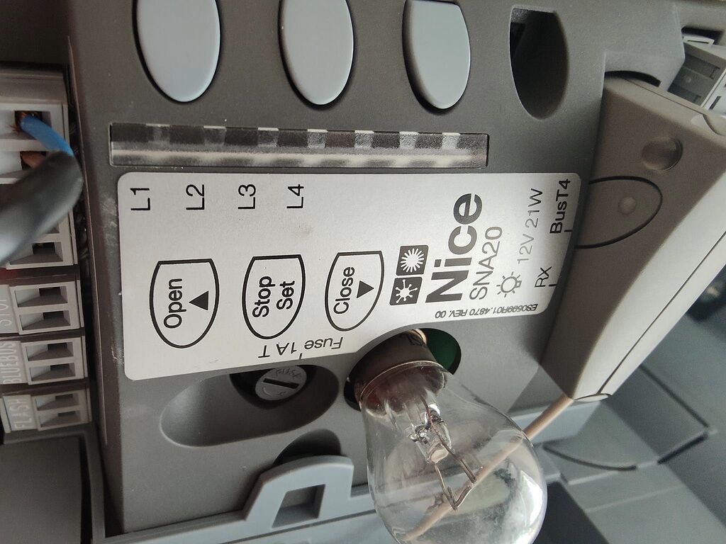 Porte de garage motorisé NICE SNA20 - Entraide Home Assistant - Home Assistant Communauté ...