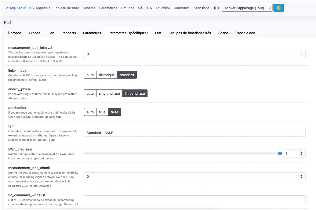 Clé ZLINKY lixee avec Zigbee2MQTT (Conbee 2) - Entraide Home Assistant ...