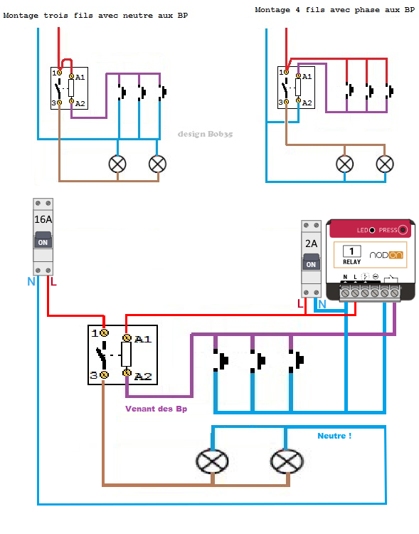 Télérupteur 3 fils et relais Nodon - Entraide Home Assistant - Home ...