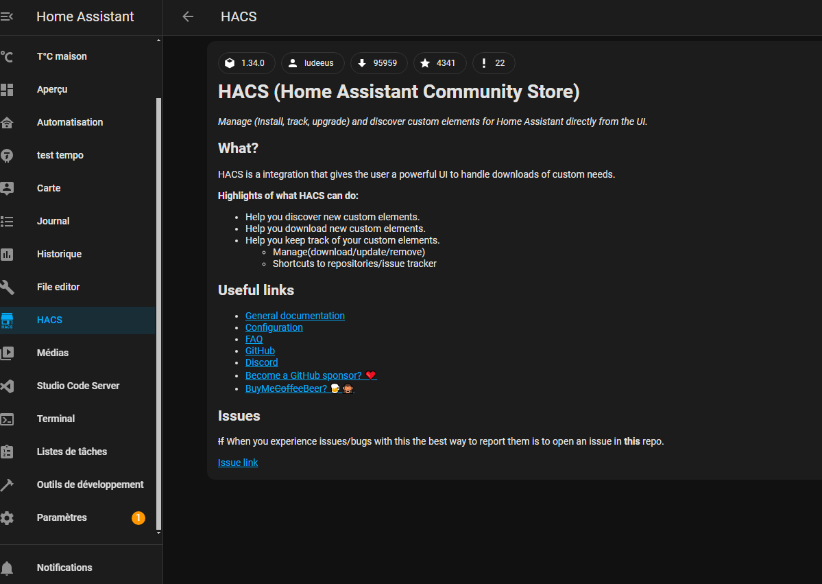 Problème d'installation de HACS (wet: can't open 'hacs.zip': File exists) - Entraide Home ...