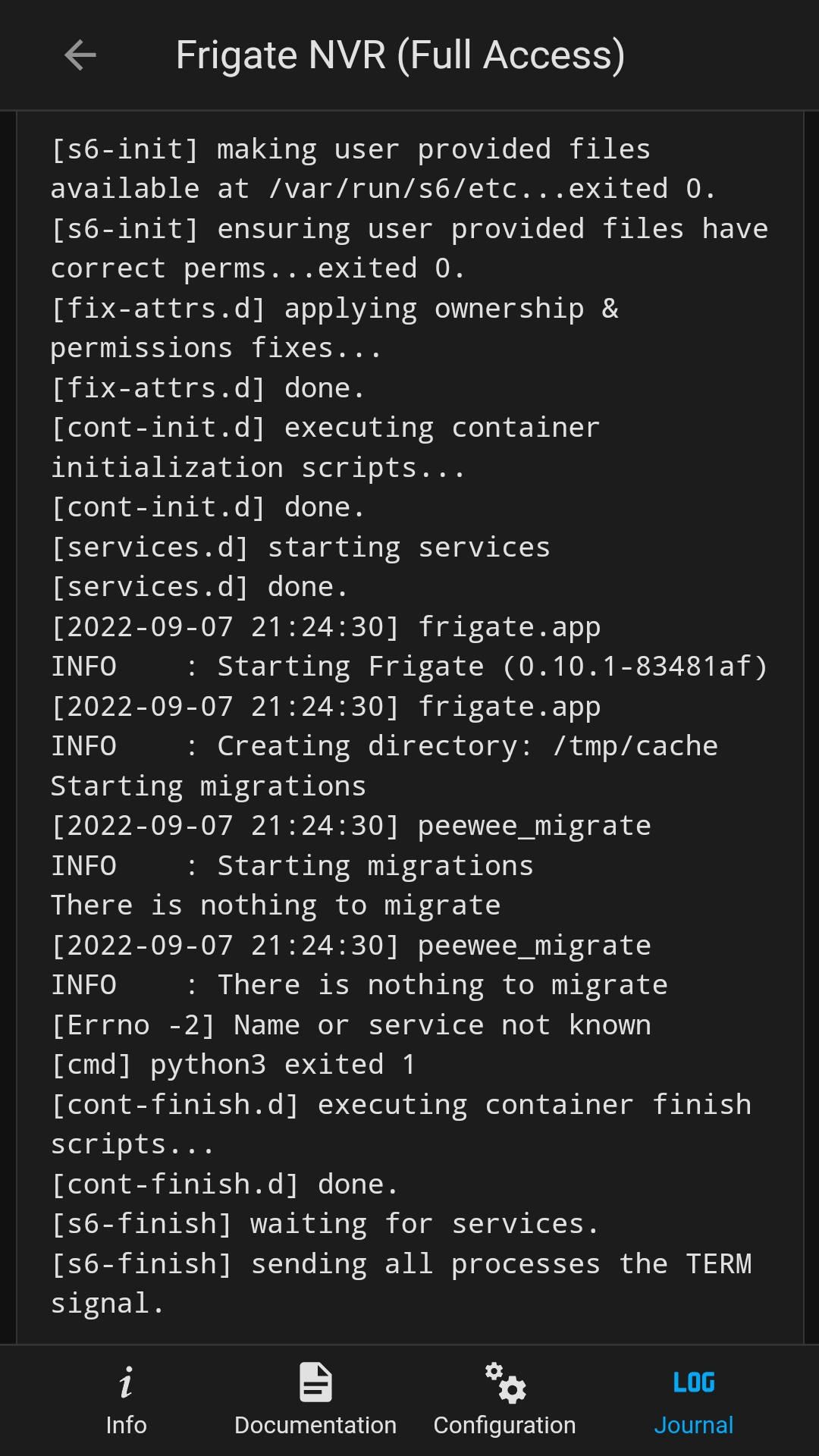 Difficulté installation frigate (résolu) - Entraide Home Assistant ...