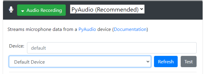 Débuts avec Rhasspy et souci avec le microphone & PyAudio - Entraide ...