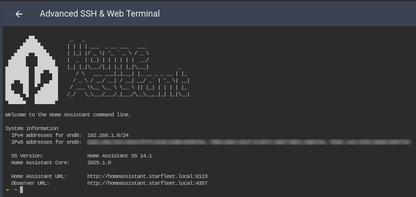 Problème d'URL visible dans Advanced SSH & Web Terminal - Entraide Home Assistant - Home ...